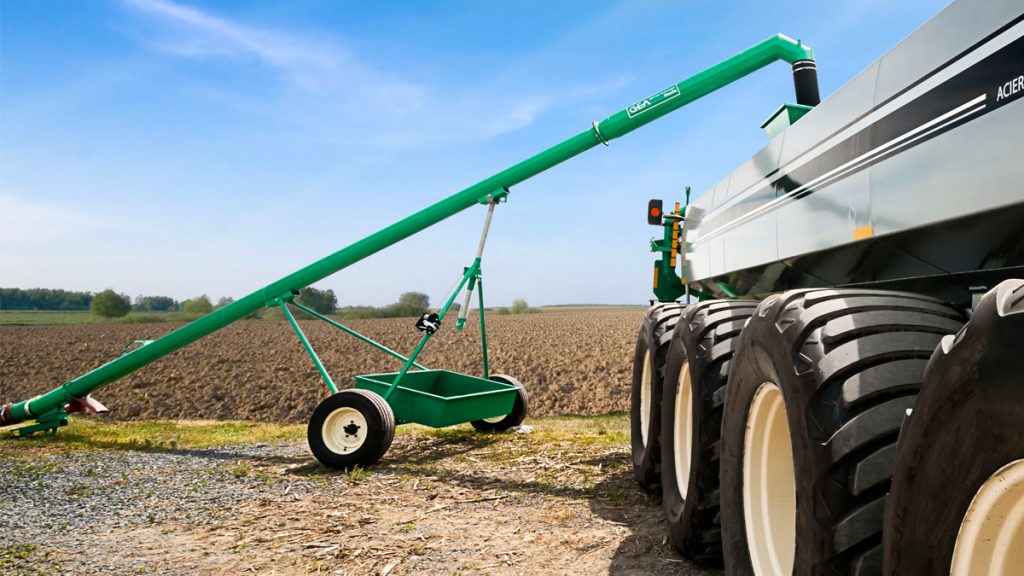 Loading Pipe on Wheels - Twin Clover Equipment LLC