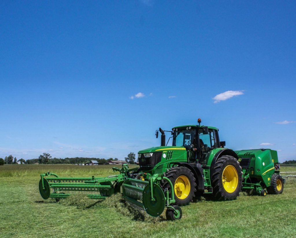 Basket rake TWIST - Twin Clover Equipment LLC